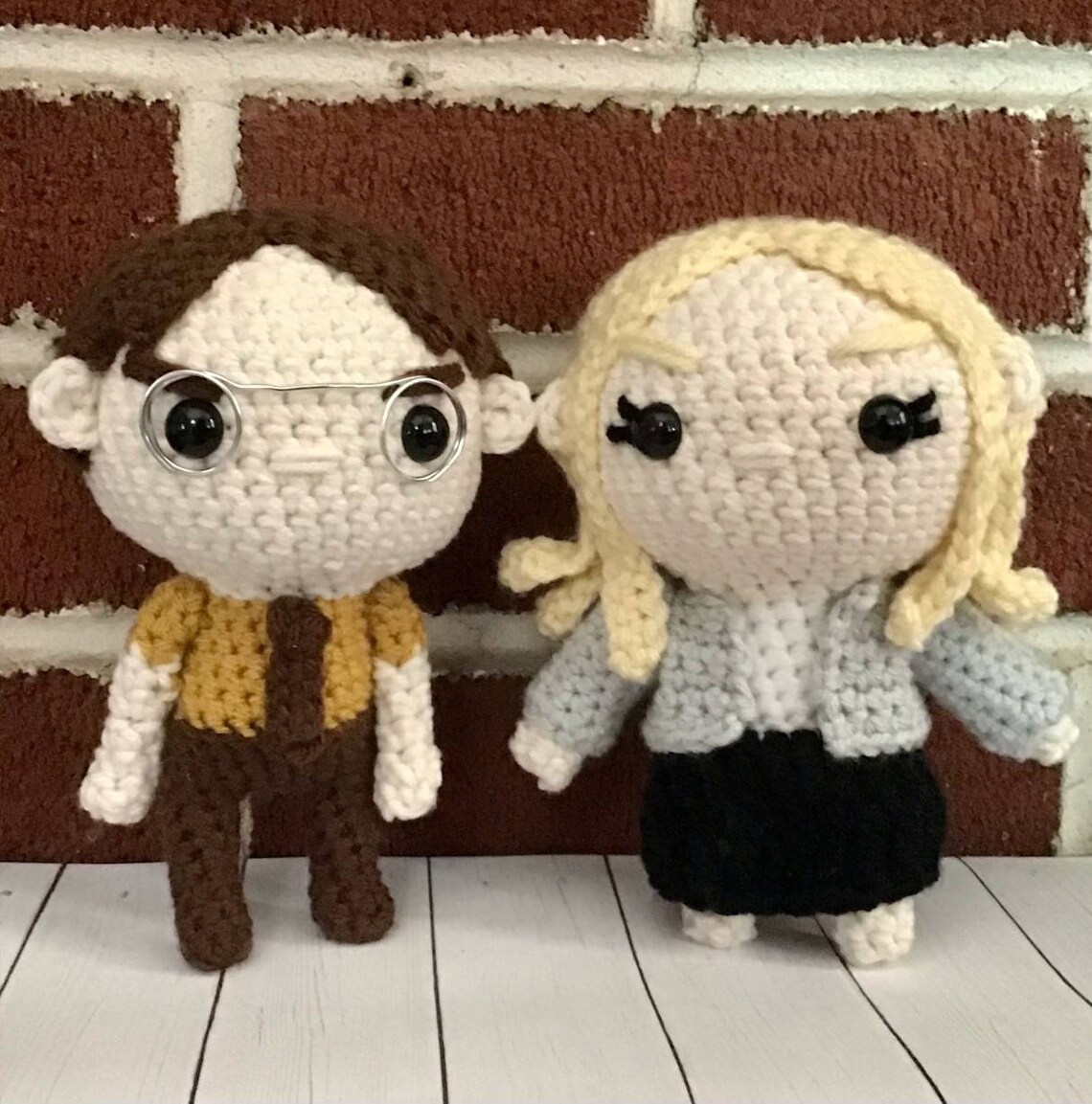 The Office Crochet Dolls Amigurumi Michael Scott, Dwight Schrute, Jim ...