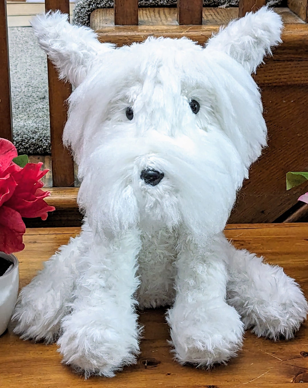 West Highland Terrier Westie Crochet Plushie Plush Crochet Dog Stuffed ...