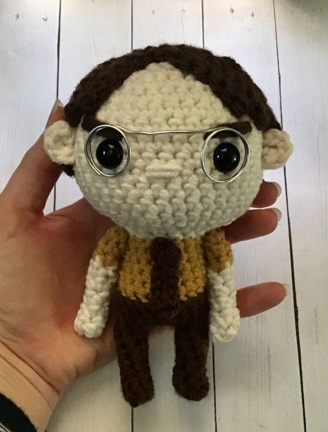 The Office Crochet Dolls Amigurumi Michael Scott, Dwight Schrute, Jim ...