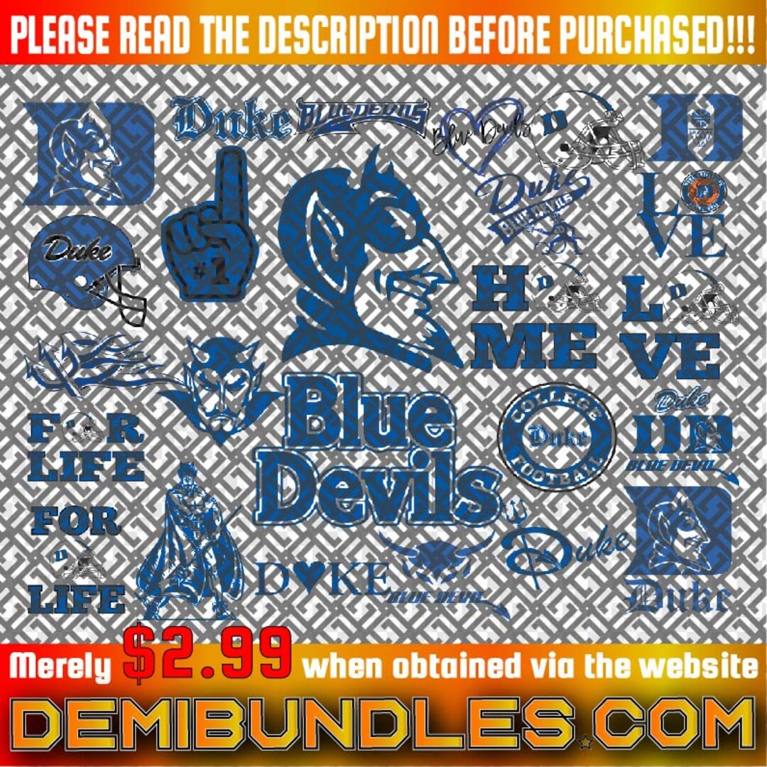 Duke-blue-devil Team Bundle Svg, N-C-A-A Teams Svg, N-C-A-A Svg, Png ...