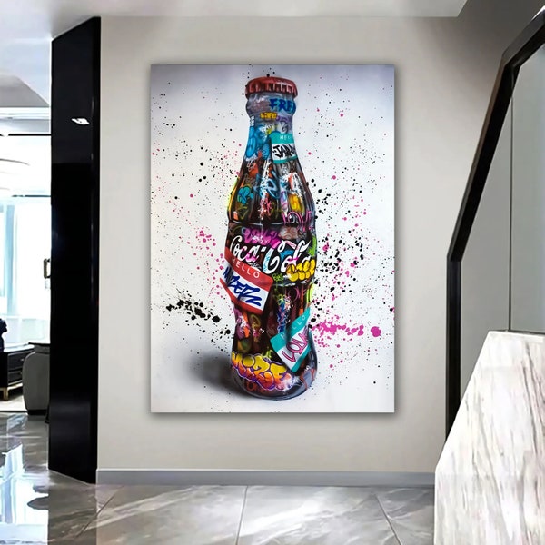 Canvas Coca Cola Wall Art - Etsy