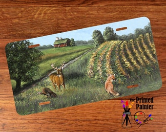 Farm Tractor Front License Plate - Custom License Plate - Personalized ...
