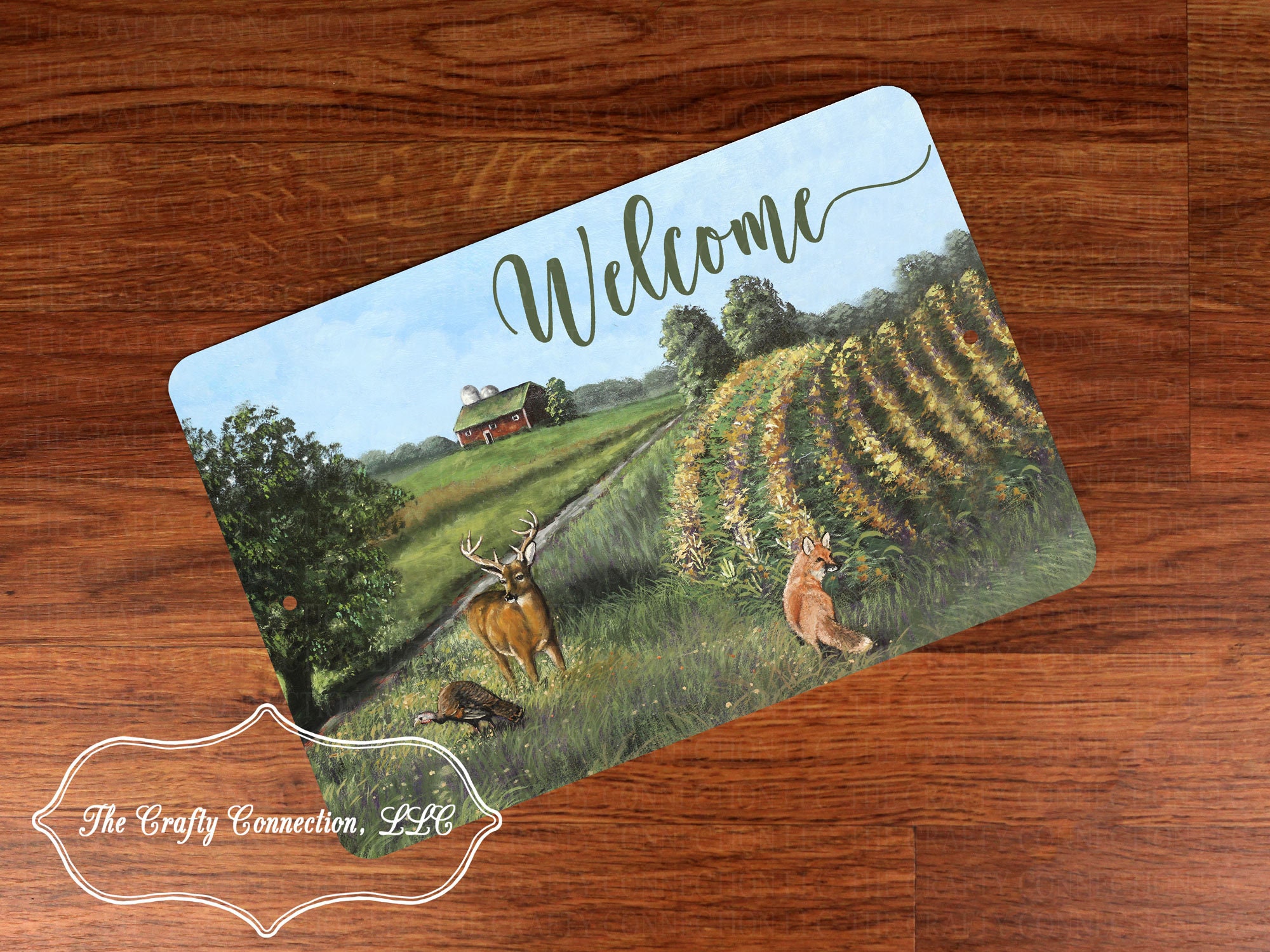 Farm and Wildlife Aluminum Welcome Sign Welcome to Our Home | Etsy