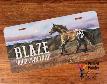 Front License Plate Horse | Etsy