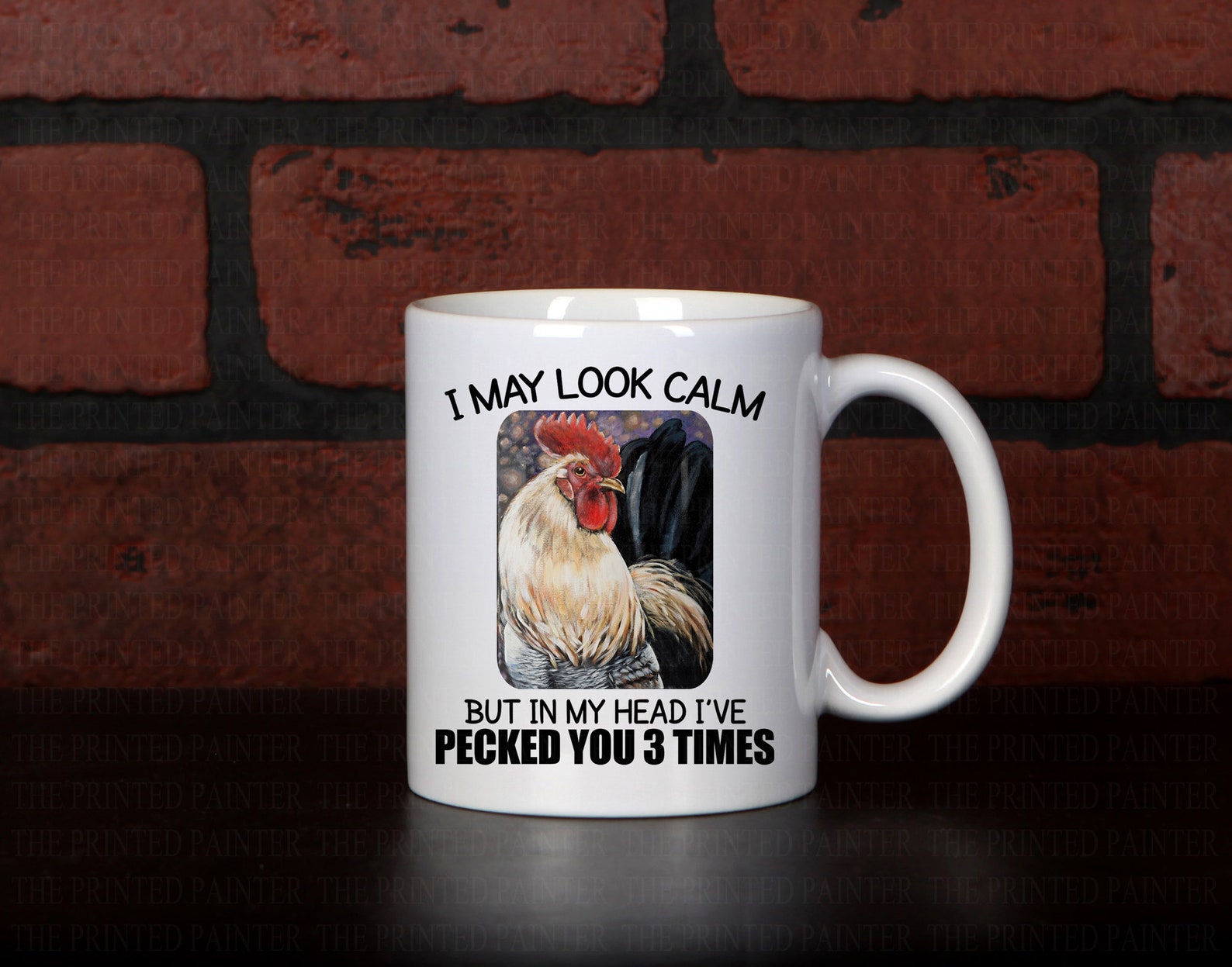 Rooster Coffee Mug / Crazy Chicken Lady Coffee Cup / I May - Etsy