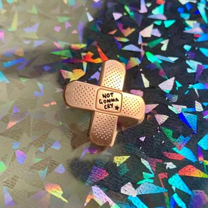 Not Gonna Cry Plaster Band-aid Soft Enamel Pin - Etsy