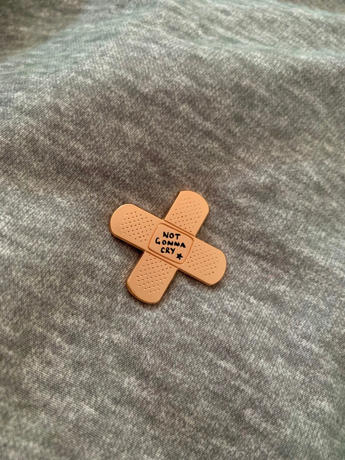 Not Gonna Cry Plaster Band-aid Soft Enamel Pin - Etsy