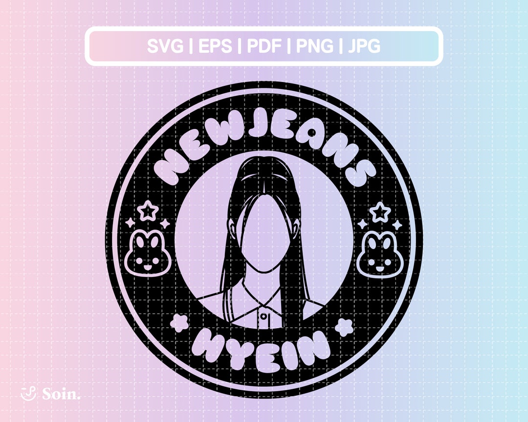 Newjeans Hyein Svg, Png, Pdf, Jpg, Eps Newjeans Member Name Decal Printable Vector Files for ...