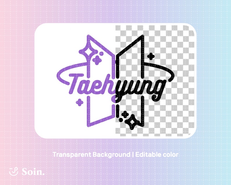 BTS Svg Eps Pdf Jpg Png BTS Member Lightstick Decal Vector - Etsy