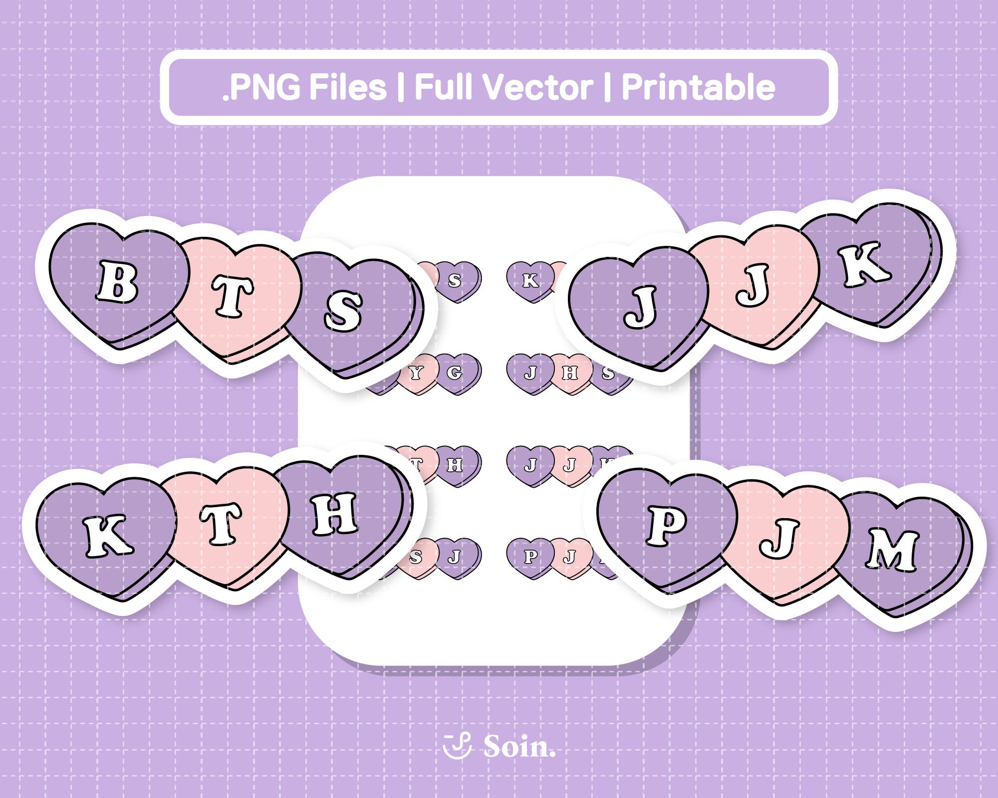 BTS Clipart Png Printable BTS Stickers Clipart Vector - Etsy Canada