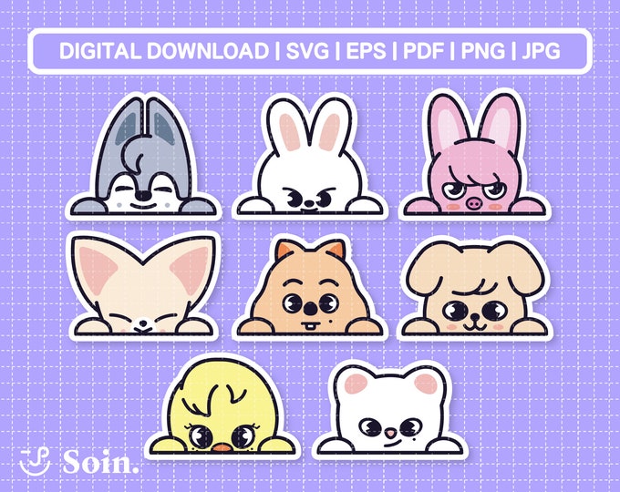 Stray Kids Kpop Digital Pattern, Wallpaper Pack for Merch - Etsy