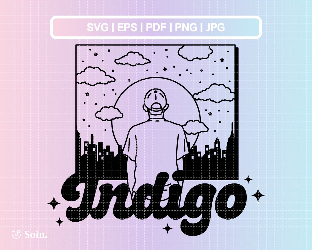 BTS RM Indigo Svg Eps Pdf Jpg Png BTS Decal Vector files for Cricut and ...