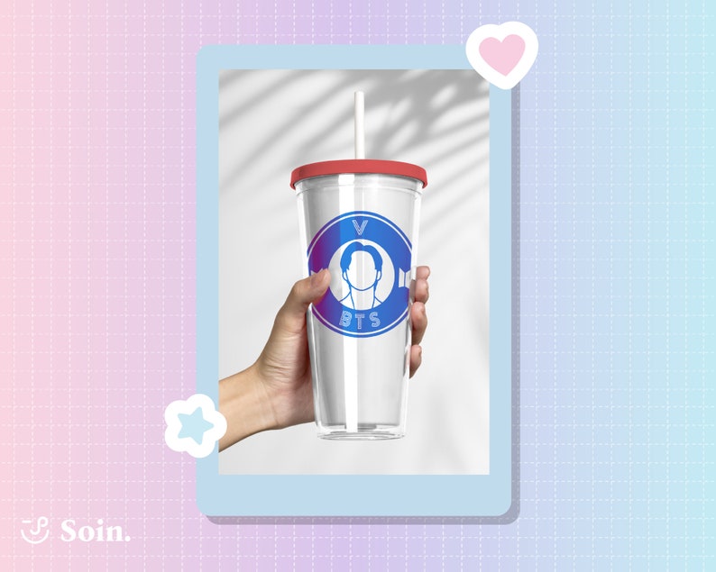 BTS V Taehyung Svg Eps Pdf Jpg Png BTS Member Decal Vector - Etsy