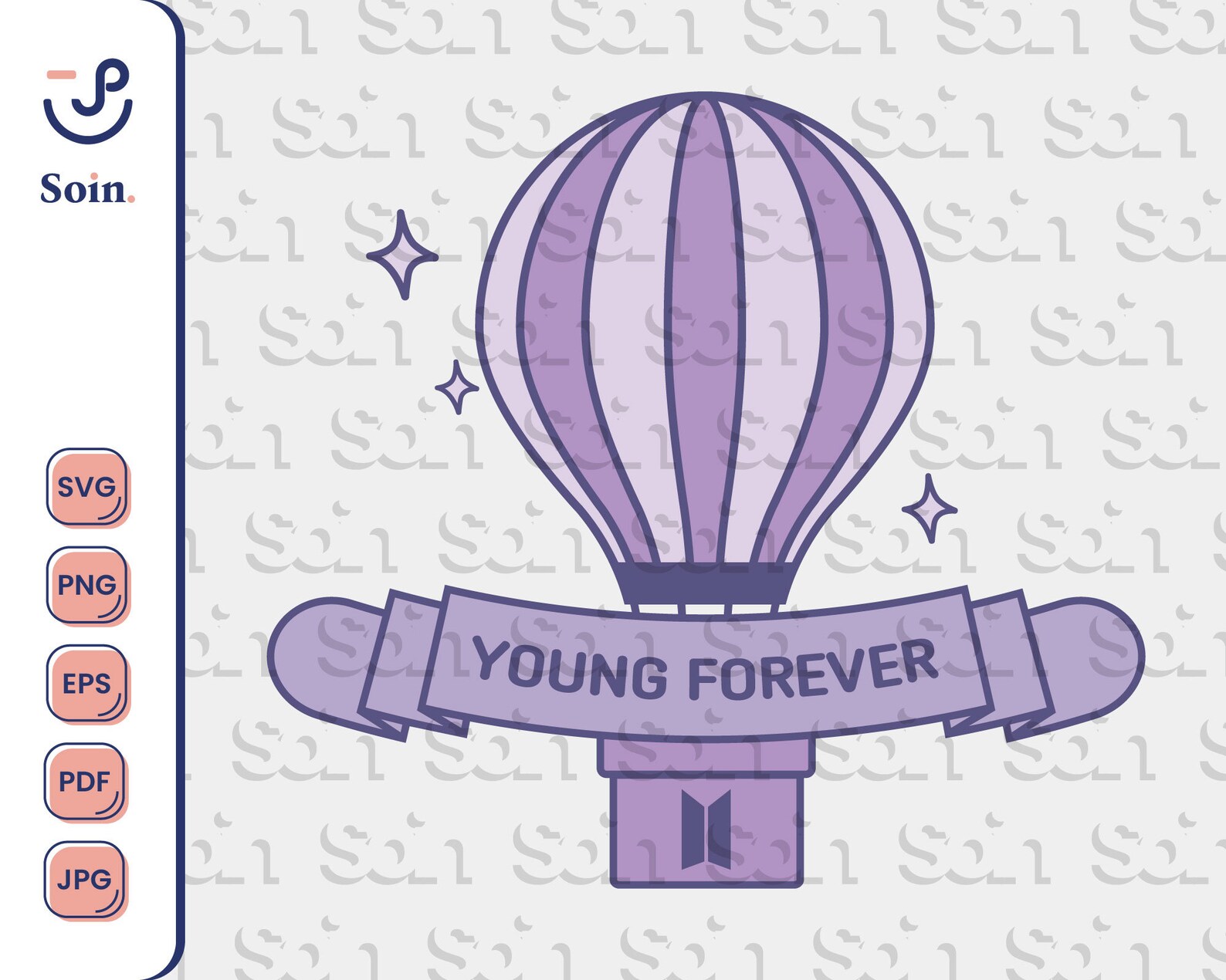 BTS Svg Png Jpg Eps Pdf Cricut File BTS Army Young - Etsy