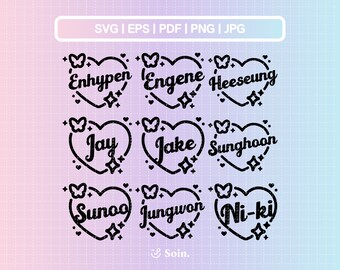 Enhypen Svg Logo - Etsy Ireland