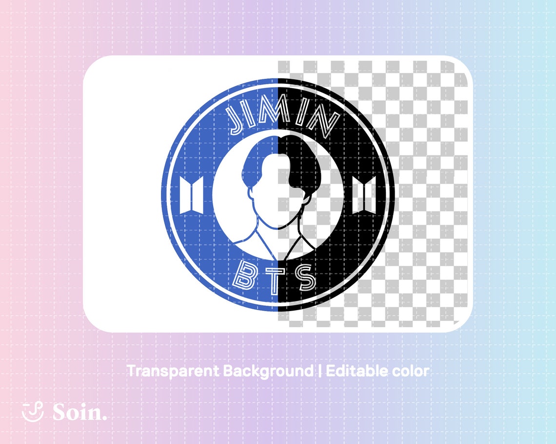 BTS Jimin Svg Eps Pdf Jpg Png BTS Member Decal Vector - Etsy Canada