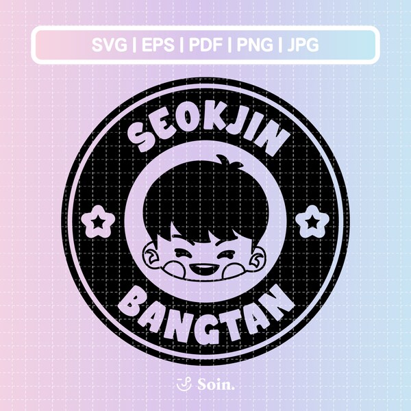 Bts Jin Svg - Etsy