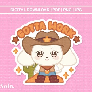 Ateez Gotta Work Yeosang Png, Pdf, Jpg Ateez Printable Decal Ateez ...