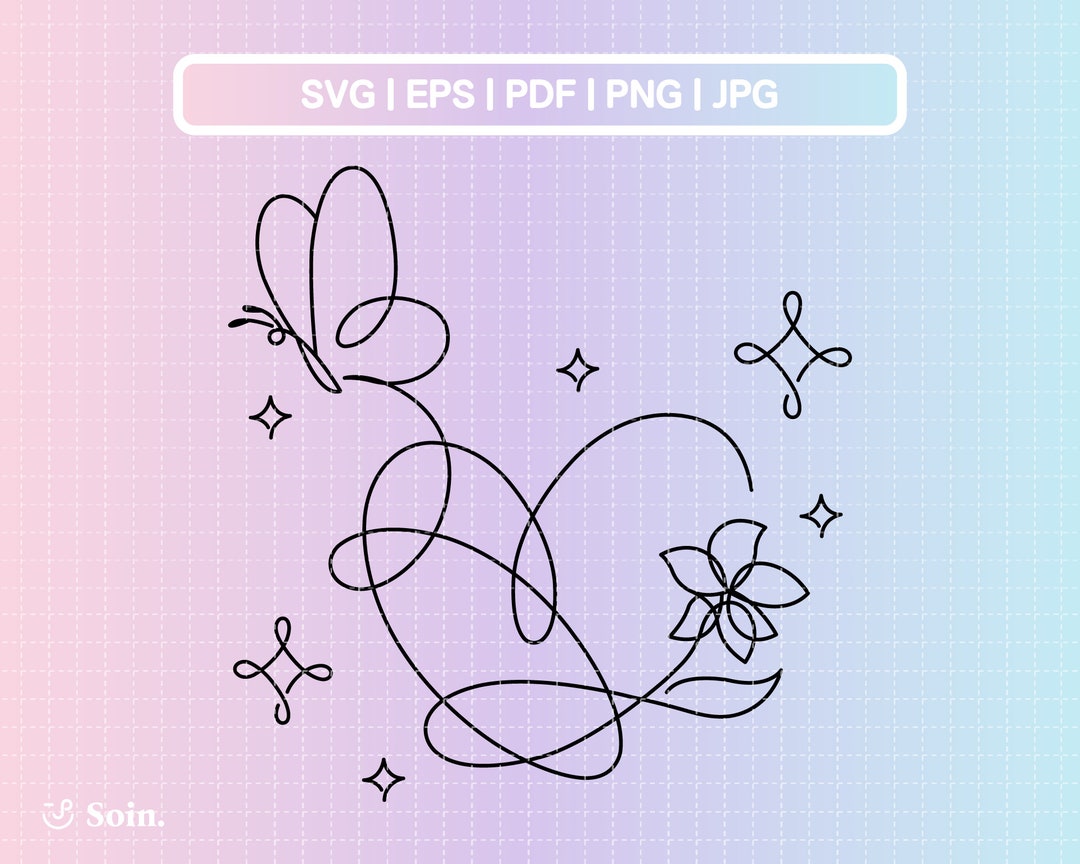 BTS Love Yourself Svg Eps Pdf Jpg Png BTS Member Decal Vector Files for ...