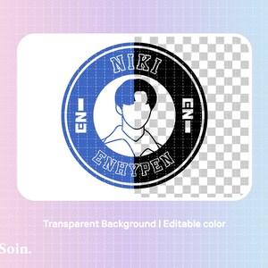 Enhypen Niki Svg Eps Pdf Jpg Png Enhypen Member Lightstick Stickers ...