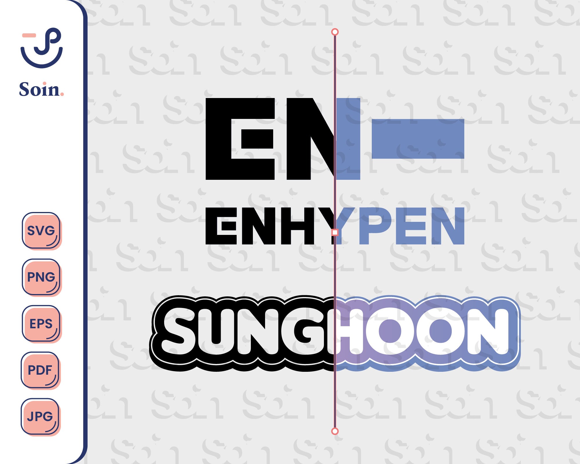 Enhypen Logo Svg Eps Pdf Jpg Png Enhypen Member Svg Vector | Etsy