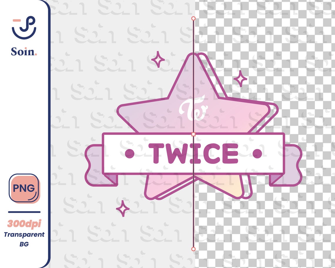 Twice Once Clipart Png Printable Twice Member Png Clipart | Etsy