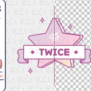 Twice Once Clipart Png Printable Twice Member Png Clipart | Etsy