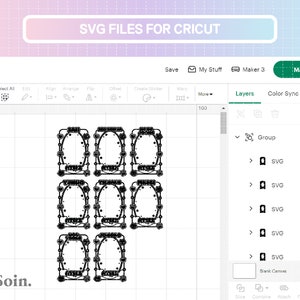 Ateez Photocard Borders Svg, Png, Pdf, Jpg, Eps Ateez PC Decal ...