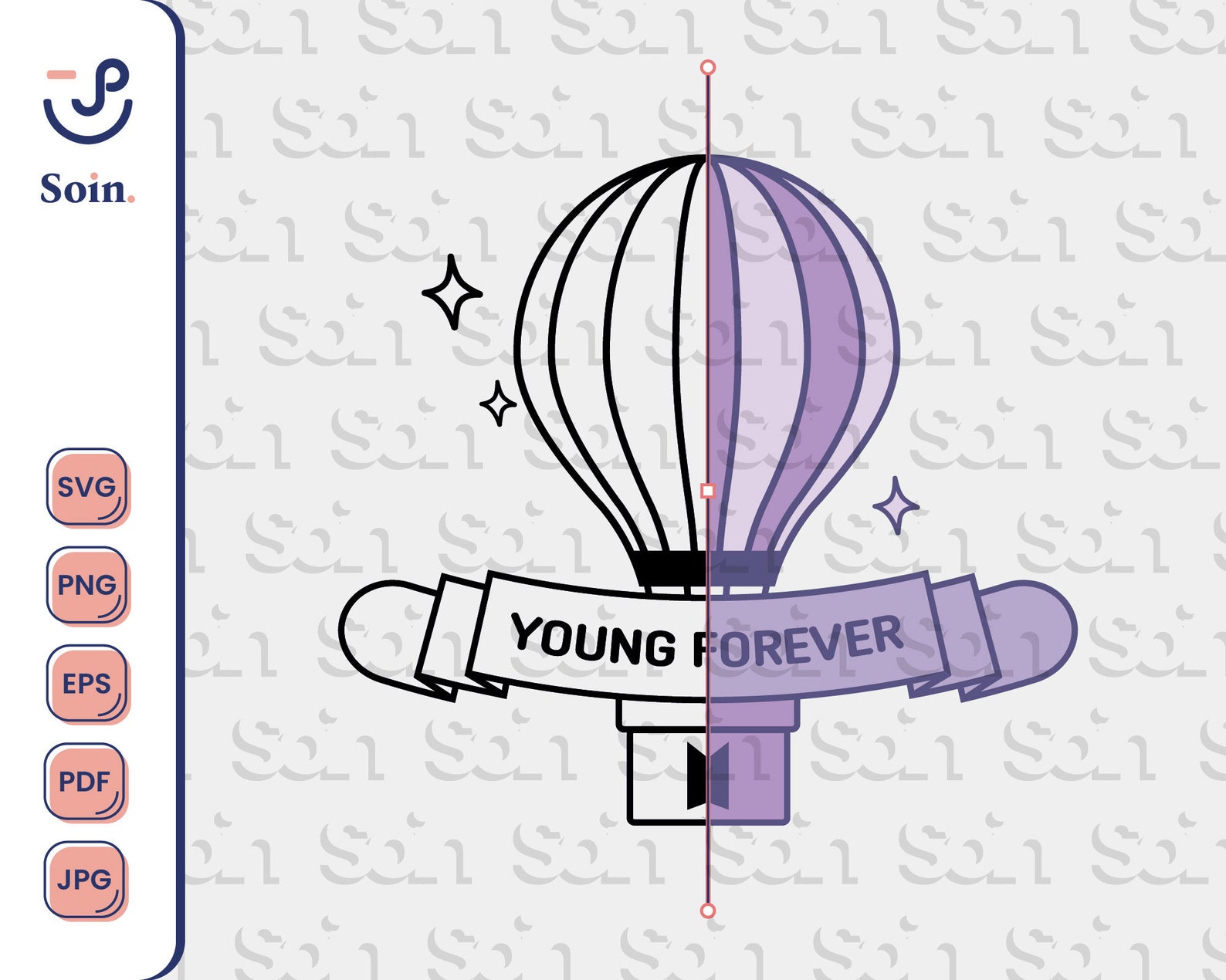 BTS Svg Png Jpg Eps Pdf Cricut File BTS Army Young - Etsy