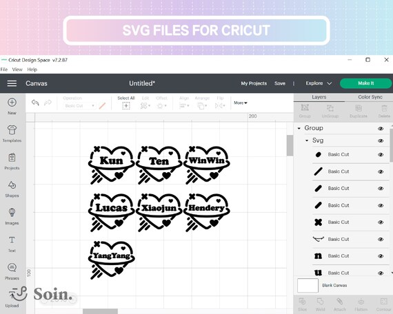 Drawing & Illustration NCT U Member Lightstick Stickers Vector files ...