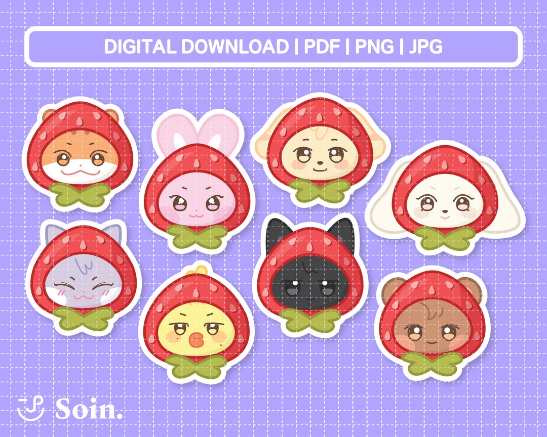 Ateez Ttalgi Png, Pdf, Jpg Ateez Printable Decals Ateez Atiny Gift ...