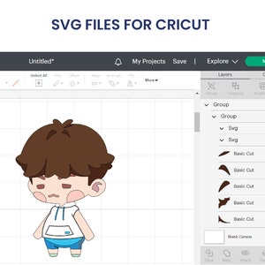 BTS Suga Svg, Png, Jpg, Eps, Pdf BTS Kpop Printable Stickers Vector ...