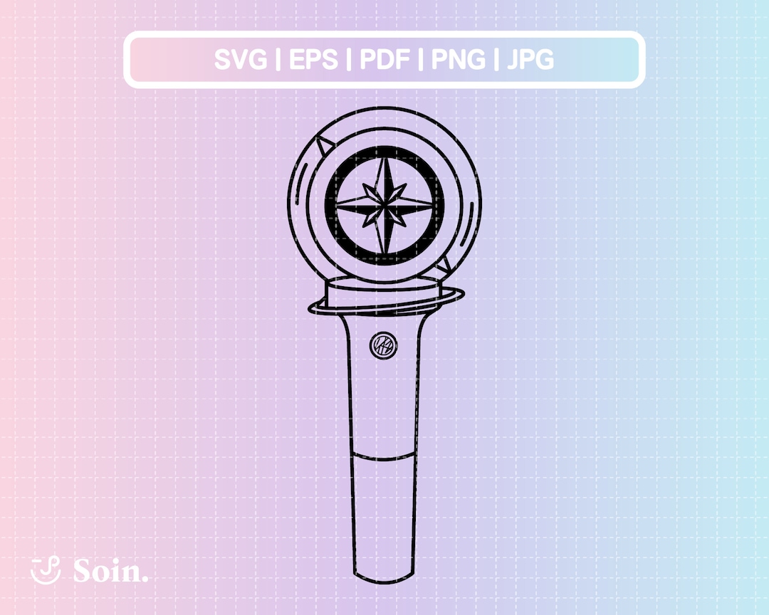 Stray Kids Lightstick Svg, Png, Pdf, Jpg, Eps Stray Kids Lightstick ...