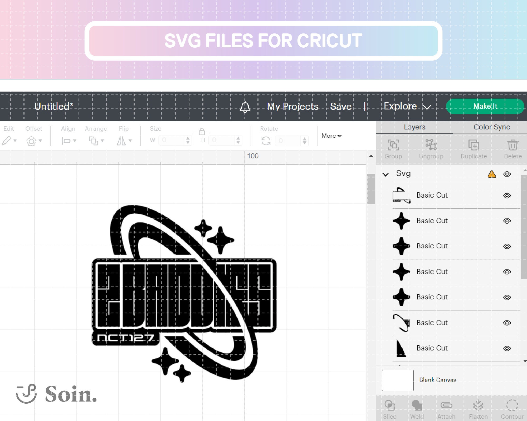 NCT 127 2 Baddies Svg Eps Pdf Jpg Png NCT Lightstick - Etsy UK