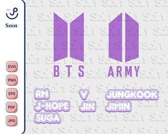 Bts Army Logo Png - Etsy UK