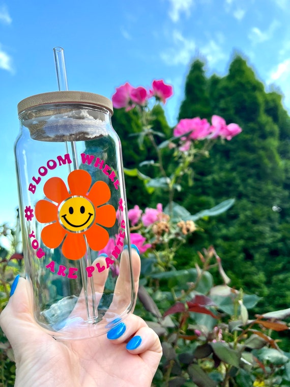Bloom Retro Ice Coffee Beer Can Glass Glass Coffee Cup Soda - Etsy
