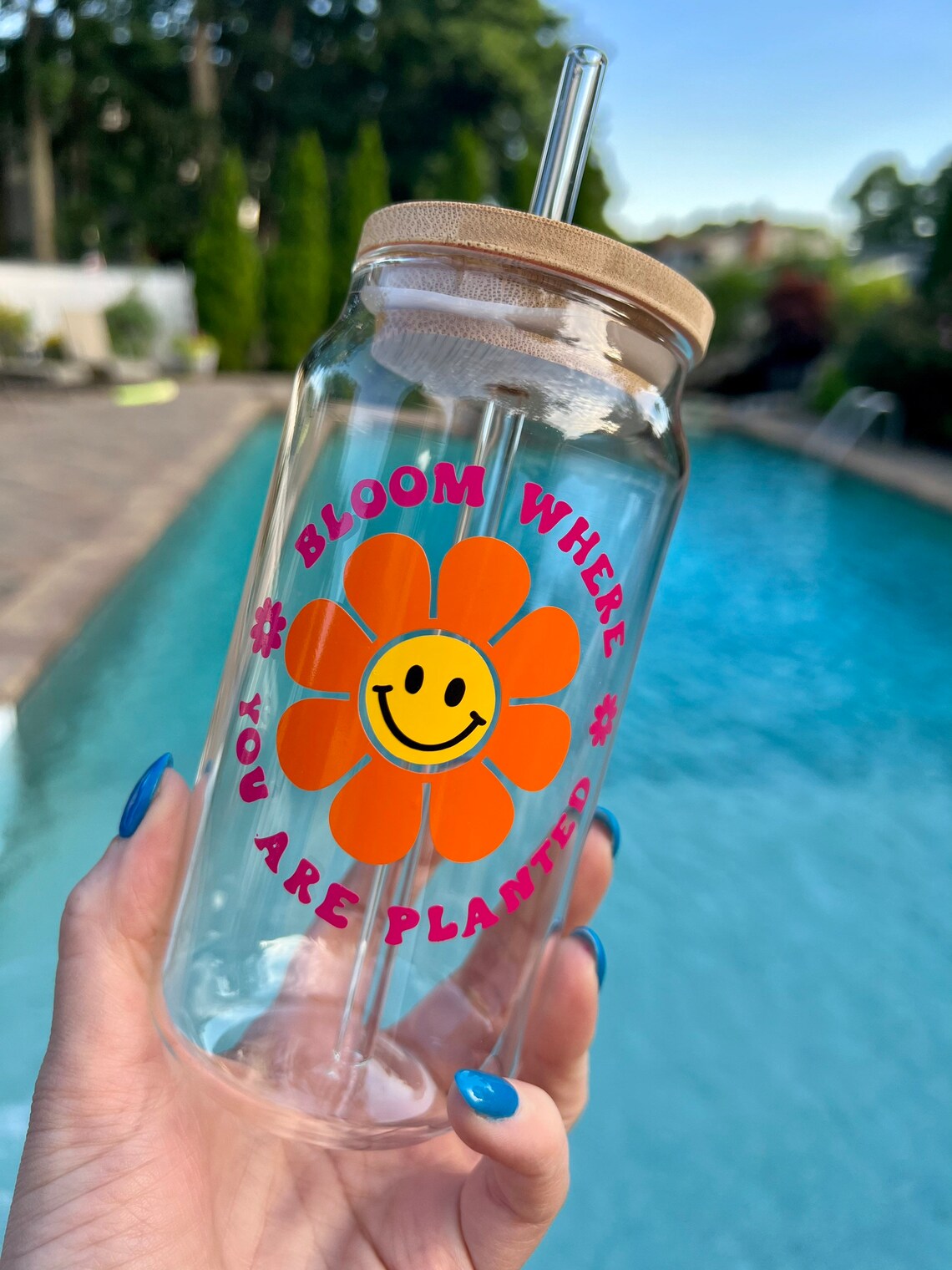 Bloom Retro Ice Coffee Beer Can Glass Glass Coffee Cup Soda - Etsy