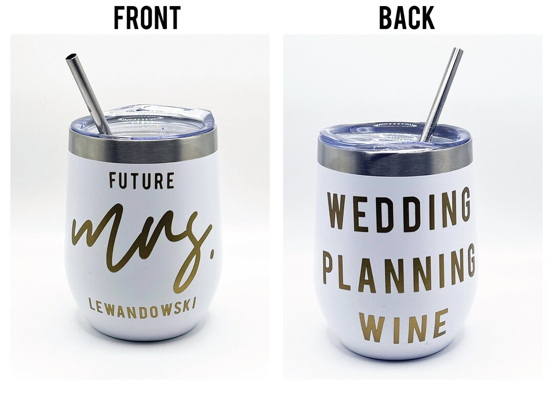 Future Mrs Wine Glass Wine Glass Engagement Gift Bride Gift Gift for ...