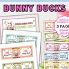 Easter Bunny Bucks Bunny Bucks Printable Kids Reward Bucks Printable ...