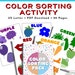 Color Sorting Activity. Color Matching Printable Color Matching ...