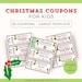 Editable Christmas Coupon Book for Kids, Kindness Coupons for Kids ...