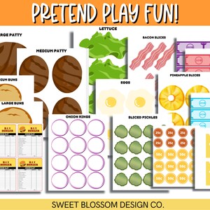 Pretend Play Restaurant Printable, Dramatic Play Restaurant, Restaurant ...