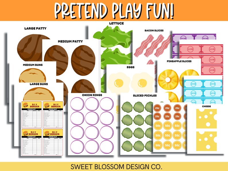 Pretend Play Restaurant Printable, Dramatic Play Restaurant, Restaurant ...