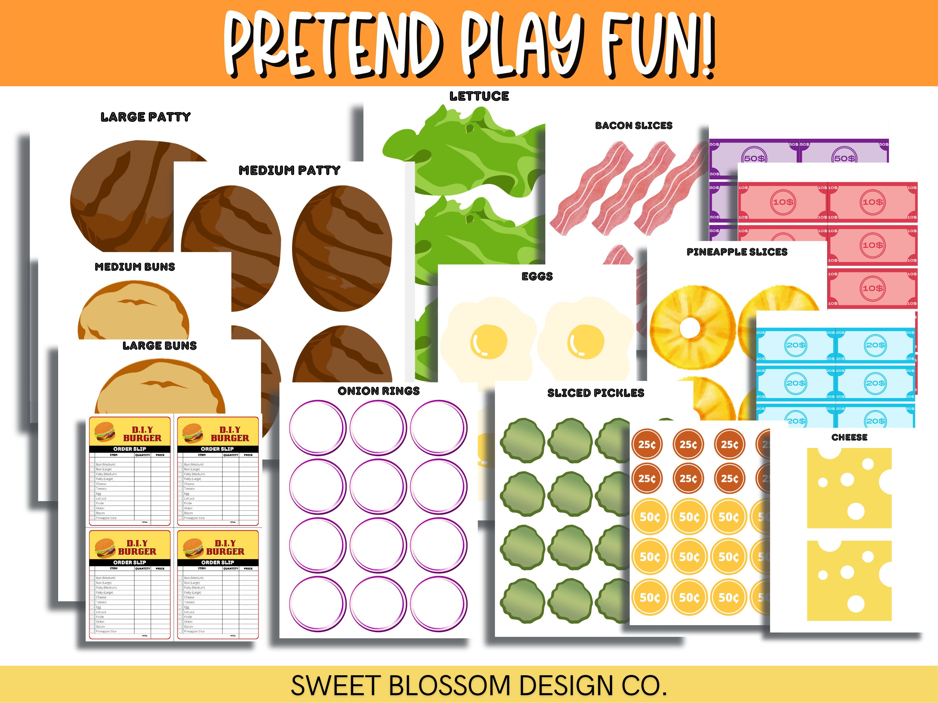 Pretend Play Restaurant Printable, Dramatic Play Restaurant, Restaurant ...