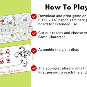 Gift of Christmas Printable Game, Christmas Board Game, Printable Games ...