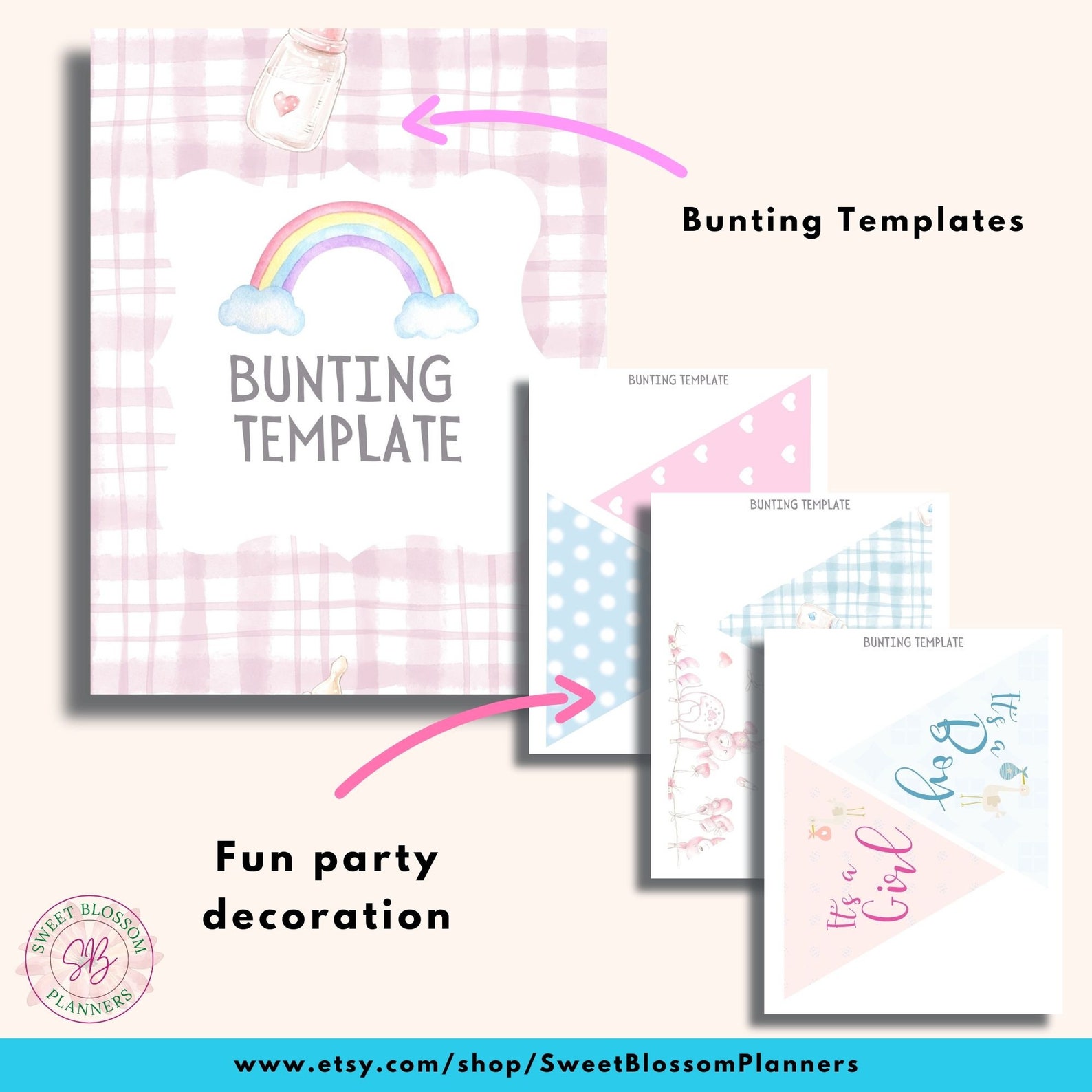 Gender Reveal Party Pack Gender Reveal Invitation Gender - Etsy