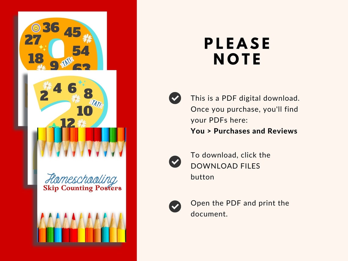 Printable Skip Counting Cards, Homeschool Math Activity, Math Flash ...