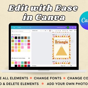 Groovy Shape Posters, BOHO Classroom Decor, Retro Shape Posters ...