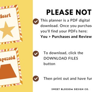 Groovy Shape Posters, BOHO Classroom Decor, Retro Shape Posters ...