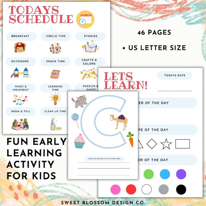 Preschool Morning Menu Printable, Homeschool Preschool, Preschool ...